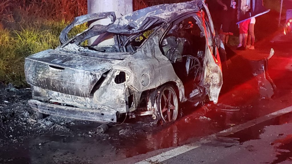 Conductores Captan En Video Momento En Que Conductor Muere Calcinado Al