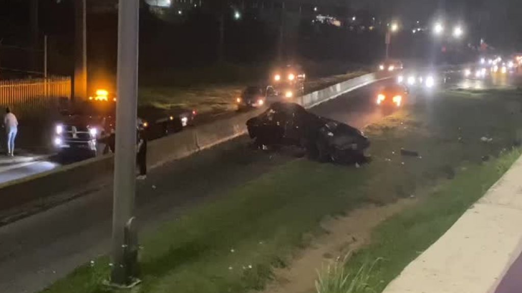 Video: A las millas en el expreso 22 “Salió Volando” y terminó volcado