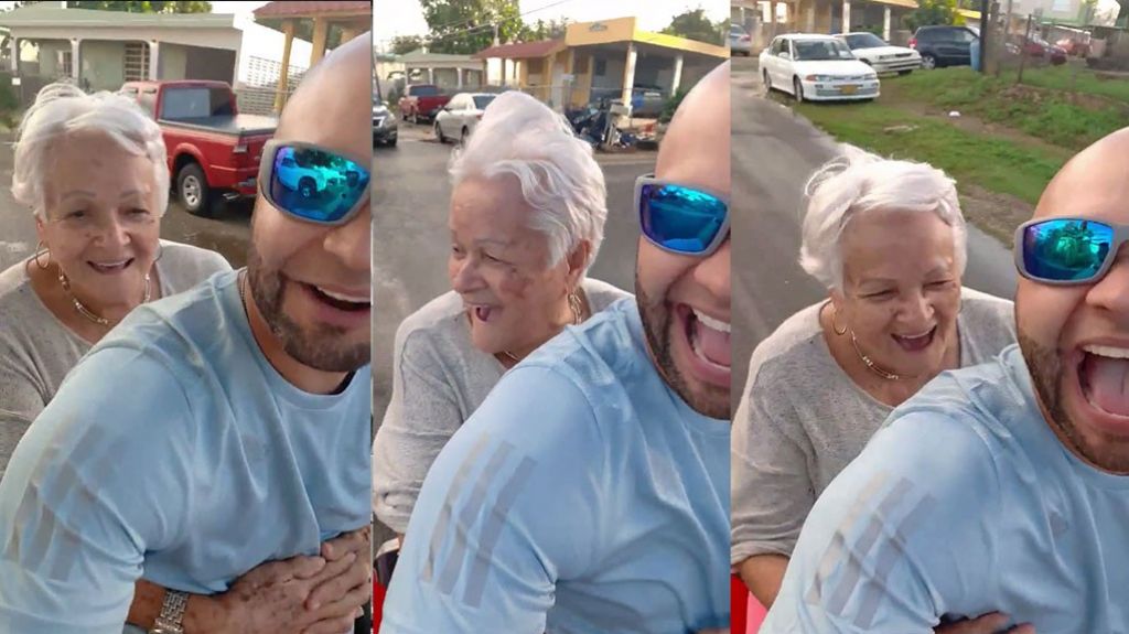Video: La Abuela Boricua que se vacila correr “Four Track”