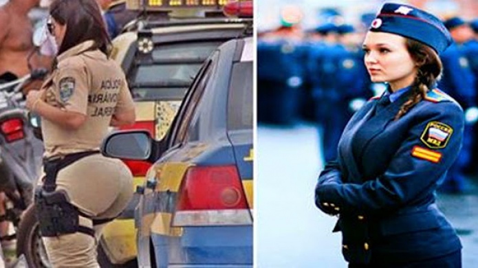 No es nuevo las mujeres policías Sexy, son muchas alrededor del mundo